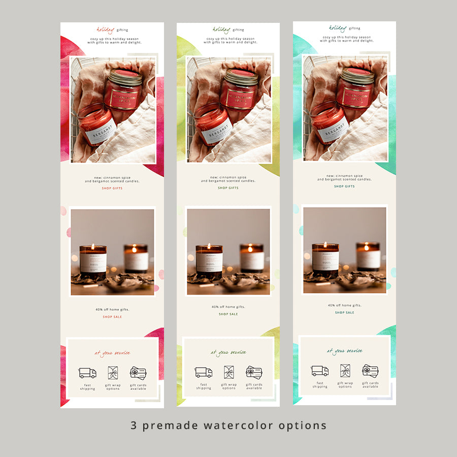 Anthro Vibes Email Template – Alli Clough Design