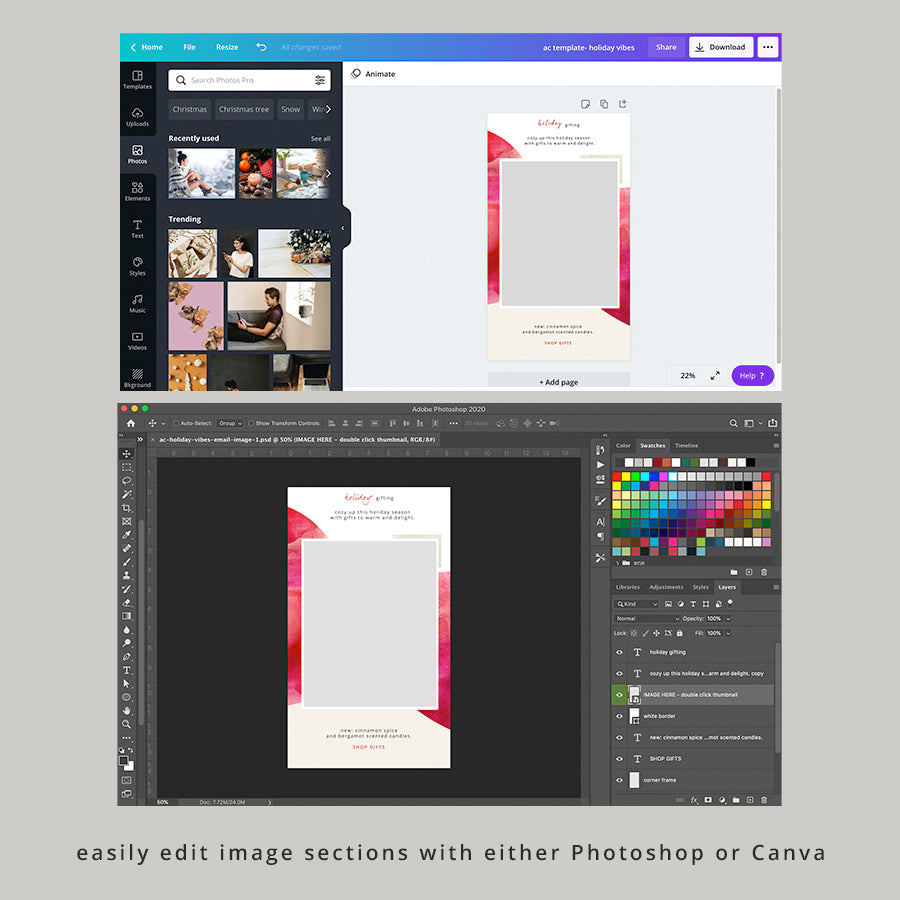 Anthro Vibes Email Template – Alli Clough Design