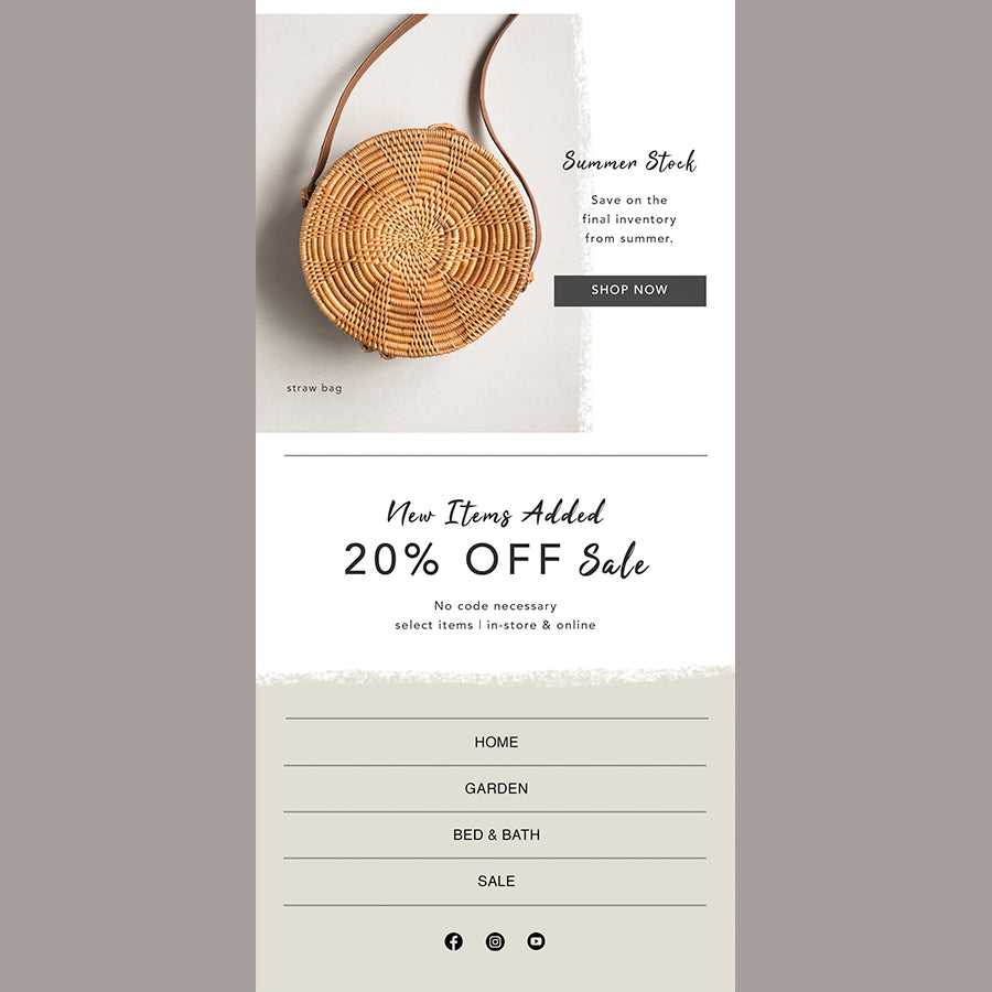 Terracotta Vibes Email Template – Alli Clough Design