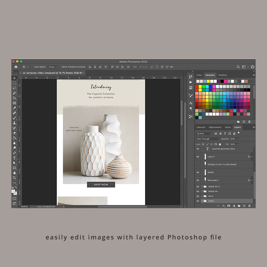 Terracotta Vibes Email Template – Alli Clough Design